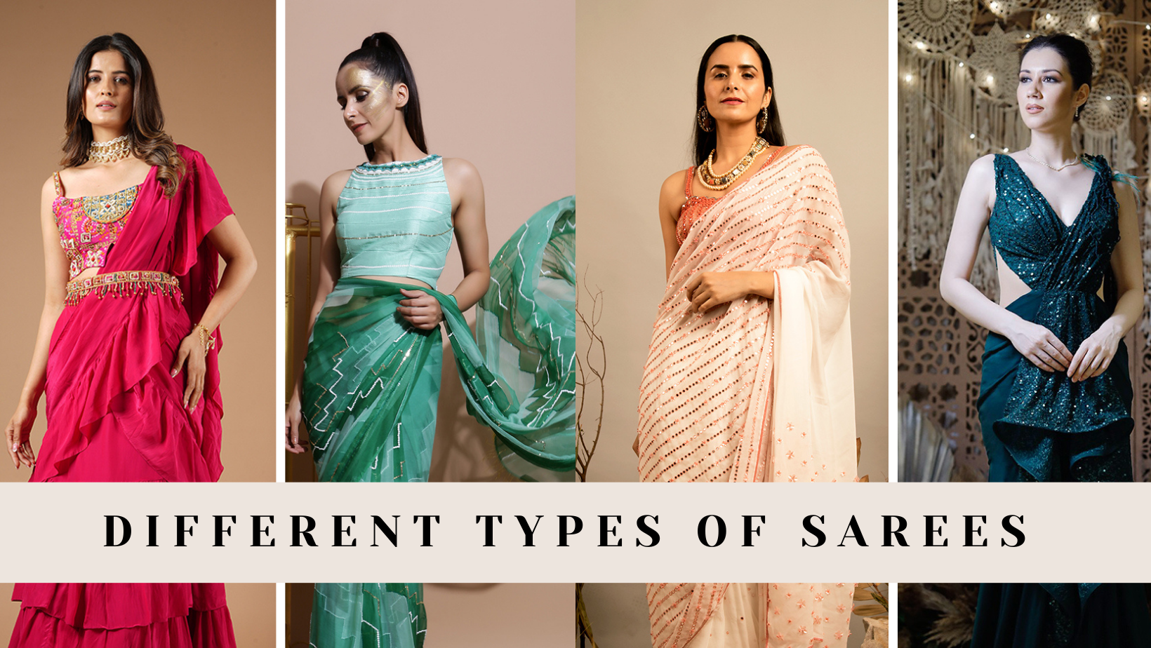 15+ Different Types of Sarees in India, Photos with Names 2025